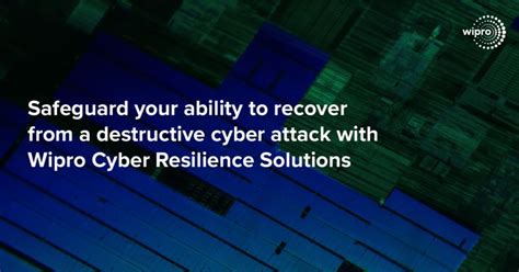Wipro On Linkedin Cyberattacks Cyberresilience Wipropartner
