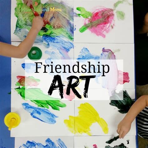 Friendship Art Munchkins And Moms Friendship Art Friendship Theme