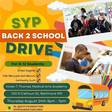 Jordan Carter On Linkedin Syp Foundation Is Gearing Up For Our 3rd Annual Syp Back 2 School