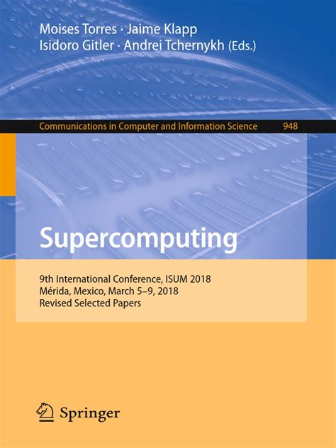 2019 Book Supercomputing Pdf Parallel Computing Supercomputer