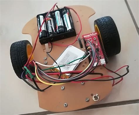 Rolling Robot With Esp32 Thing And Tb6612fng Driver Controlled By