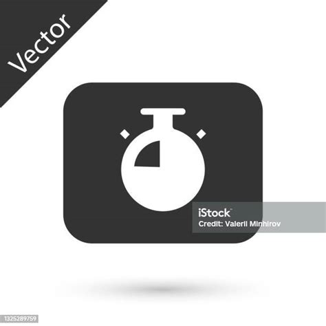 흰색 배경에 격리 된 회색 스톱워치 아이콘 시간 타이머 기호입니다 크로노미터 기호 벡터 2 위 상 종류에 대한 스톡 벡터 아트 및 기타 이미지 Istock