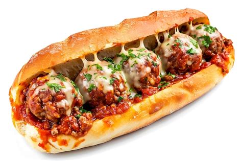Premium Photo Hearty Meatballs Smothered In Rich Marinara Sauce 2