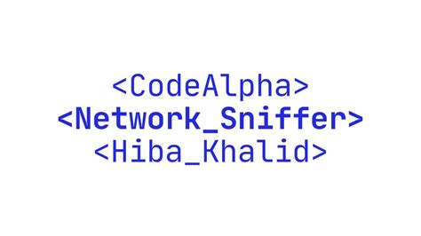 hiba khalid on linkedin codealpha python networksecurity