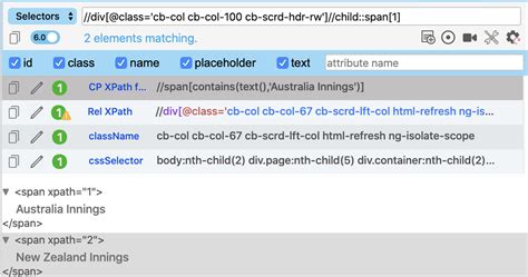Automated Testing The Value From The Table Is Different Using Xpath