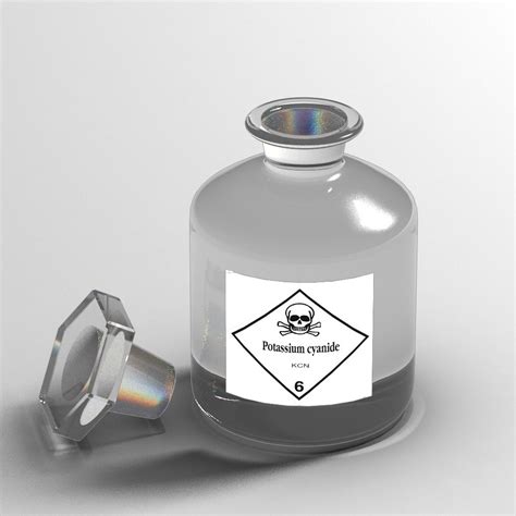 시안화 칼륨 병 3d 모델 10 Max Unknown Free3d