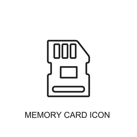 premium vector memory card vector icon icon