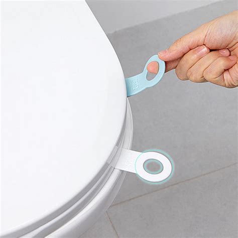 Badu Bg за домашен дизайн с издърпване на пръстена Повдигач на капака на тоалетната гума против