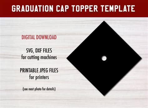Graduation Cap Design Template Free