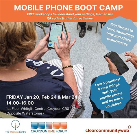 New Mobile Phone Boot Camp Dates Clearcommunityweb