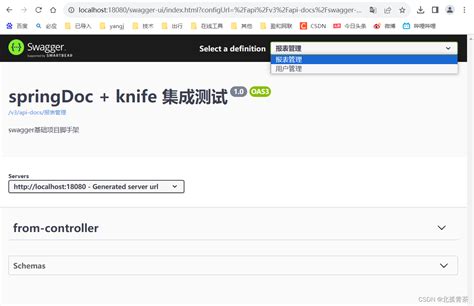 【openapi Uiknife】springdoc Openapi Ui 整合 Knife，多模块分组，脚手架 Csdn博客