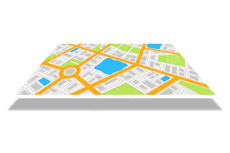 Paper Map Vector