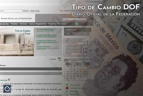 Tipo De Cambio Dof Precio Del Dólar Hoy Jueves 24 De Agosto Del 2023