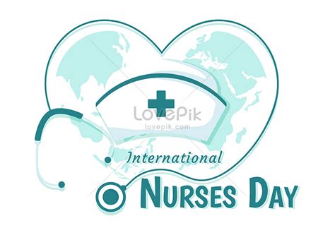 국제 간호사의 날 일러스트레이션 일러스트 무료 다운로드 Lovepik
