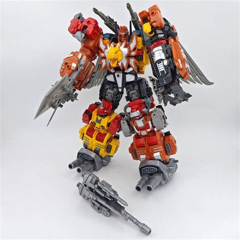 5 In 1 Predacons Combiners Wars Ko Transformers Predaking G1 30cm Nobox