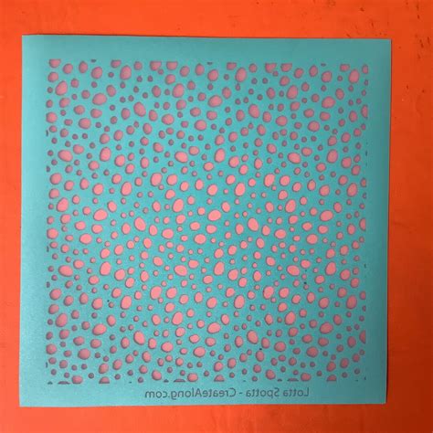 Lotta Spotta Spots Spotted Dotty Dot Silkscreen For Polymer Clay And