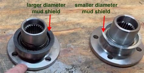 Why Pinion Flange Kit Come With Different Size Mud Shield Defender Source Forum