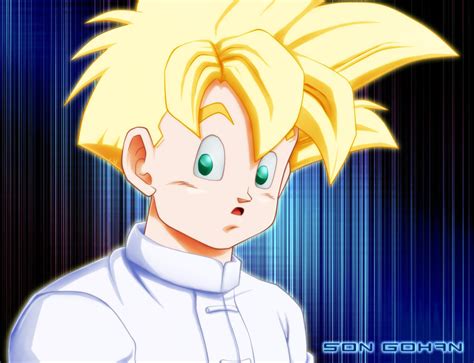 Ssj1 Teen Gohan Closeup By Carapau On Deviantart
