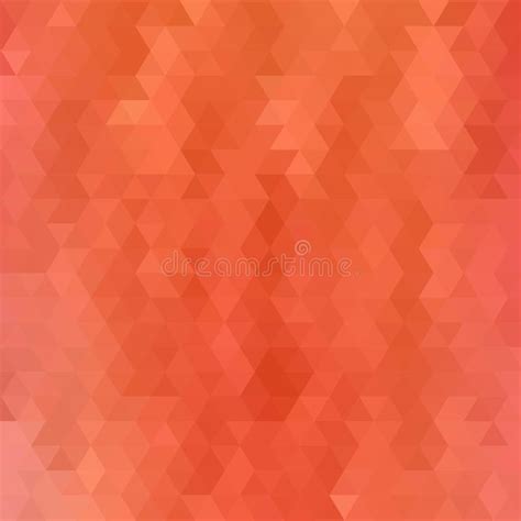 Red Triangular Background Template For Business Presentation Layout For Advertising Stock
