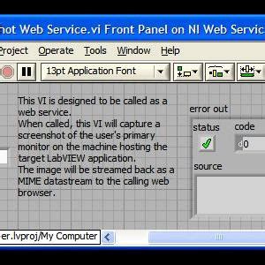 NI Web Service Server Remote Control Monitoring And The Internet LAVA