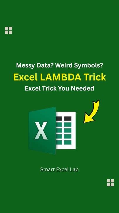 Remove Special Characters In Excel Using Lambda Function Clean Data Without Vba Youtube