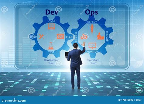 DevOps Software Development It Concept Stock Image Image Of Network Deployment