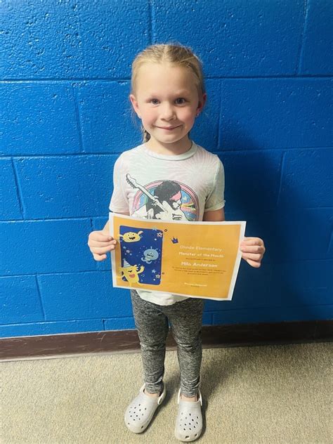 Congratulations To Our August Divide Elementary School Facebook