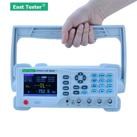 Et4401 Et4410 Lcr 벤치 탑 디지털 브리지 테스터 데스크탑 Lcr 미터 커패시턴스 저항 임피던스 인덕턴스 측정