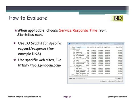 Lesson 7 Network Analysis Using Wireshark Advanced Statistics Tools Pdf
