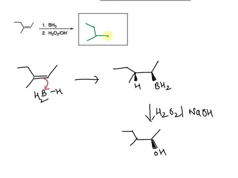 Solved 1 Fill In The Boxes With The Missing Reagents Or Major Organic Products For The Alkene