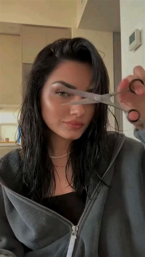 قص شعر بطريقه جميله Cabelo Fácil Cabelo Liso Em Camadas Inspiração