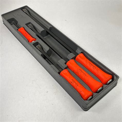 Snap On 4 Pc Striking Prybar Set Orange Spbs704ao Shop Tool Swapper