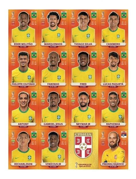 Todas As Figurinhas Da Copa Em Arquivo Pdf Para Imprimir Ello Criativo