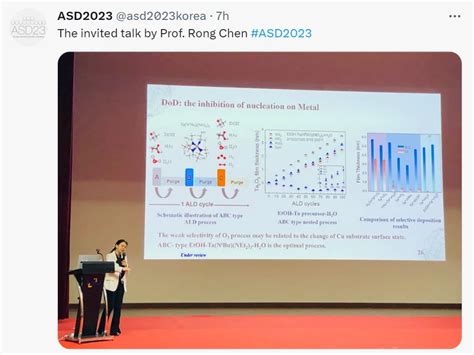 Asd 2023 More Secrets Of Area Selective Atomic Layer Deposition