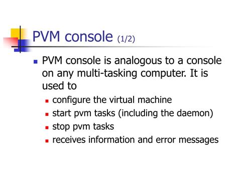 Ppt Pvm Parallel Virtual Machine “ The Poor Man S Super Computer ” Powerpoint Presentation