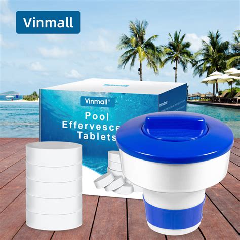 Melliful Floating Chlorine Tablet Dispenser 5 Diameter 5 Pcs 22 Lb