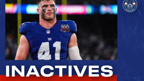 Giants Colts Inactives Malik Nabers Will Be In The Lineup For New York
