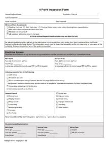 Inspection Report Template Free Report Examples