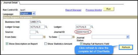 Peoplesoft Export The General Ledger Mindbridge English Us