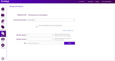 Adding A New Signer To A Multisig Account — Symbol Documentation