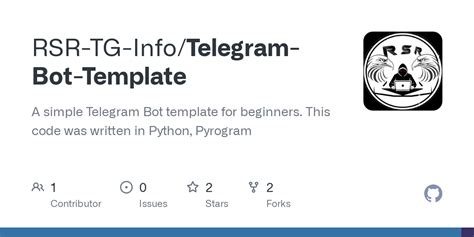Github Rsr Tg Infotelegram Bot Template A Simple Telegram Bot