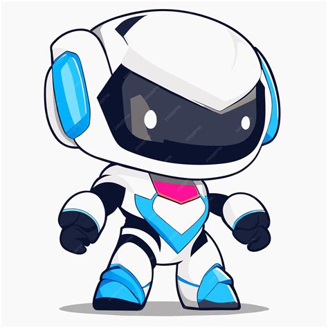 Premium Vector Frontfacing Bot Vector Graphics