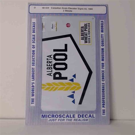 Canadian Grain Elevator Signs 2 1980 Pd Hobby Shop