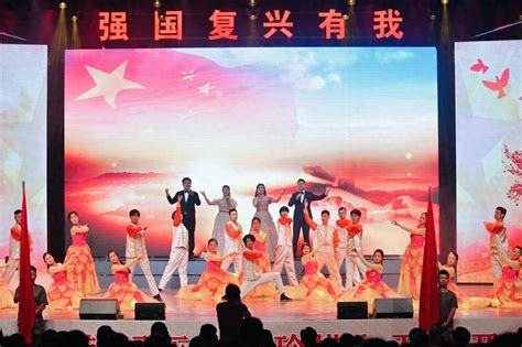江苏兴化举行纪念抗日战争胜利78周年“强国复兴有我”主题宣教活动情境演出老兵