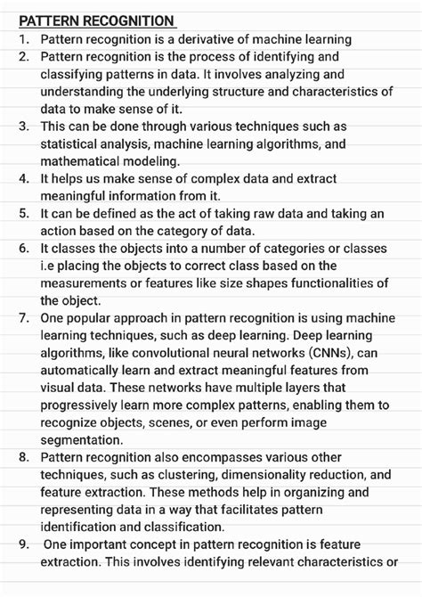 Pattern Recognition Pattern Recognition 1 Pattern Recognition Is A