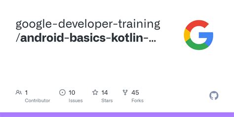 GitHub Google Developer Training Android Basics Kotlin Water Me App