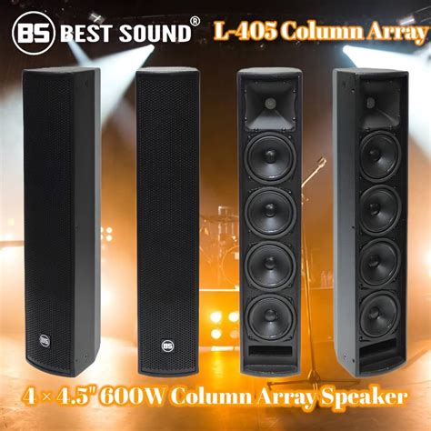 One Pair Sepasang Bs Best Sound L 405 Professional Passive Column