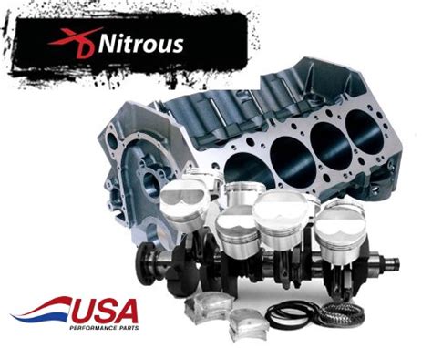 Block Rotating Assem Lunati BALANCED 565 18 Degree Nitrous Dart Lunati Crank XD Rods