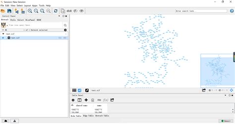 dynamic network csv cytoscape endfas