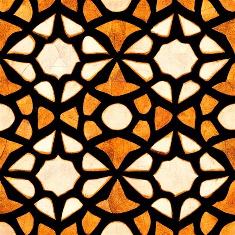 Premium Photo Repeating Squares And Circles Over Lapped